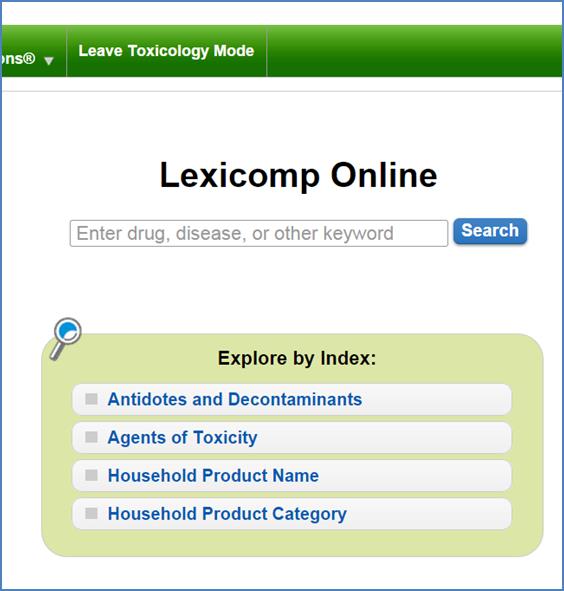 New Database: Lexi-Comp – FYI